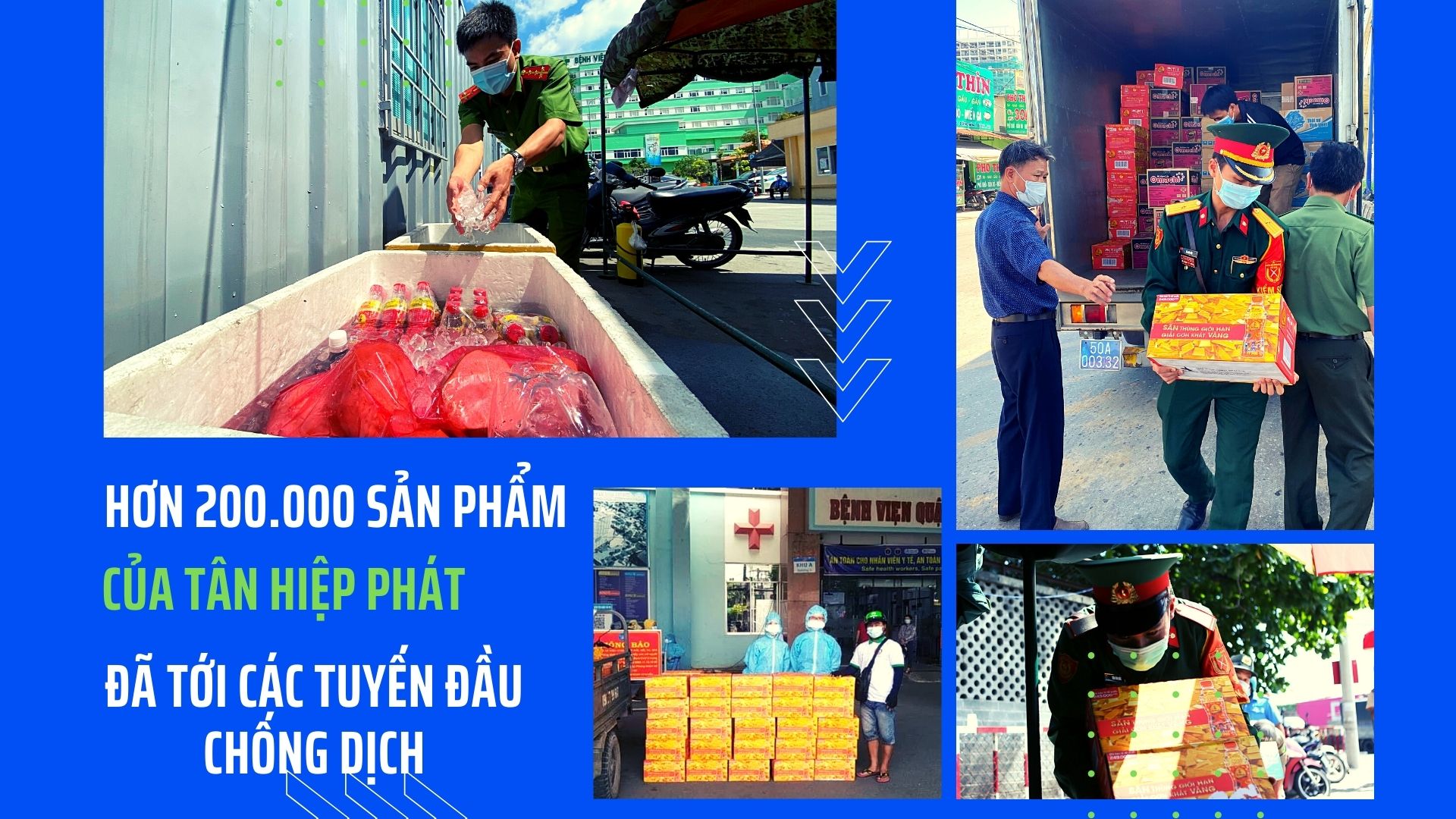 Hơn 200.000 sản phẩm của THP đã phục vụ cho tuyến đầu chống dịch - Tập ...