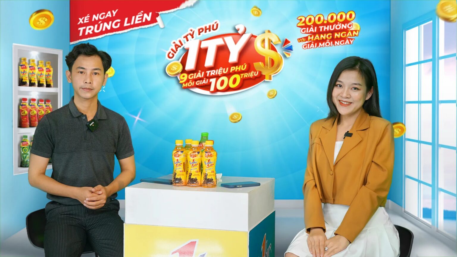 Vè nước giải khát Number One - Tập Đoàn Tân Hiệp Phát